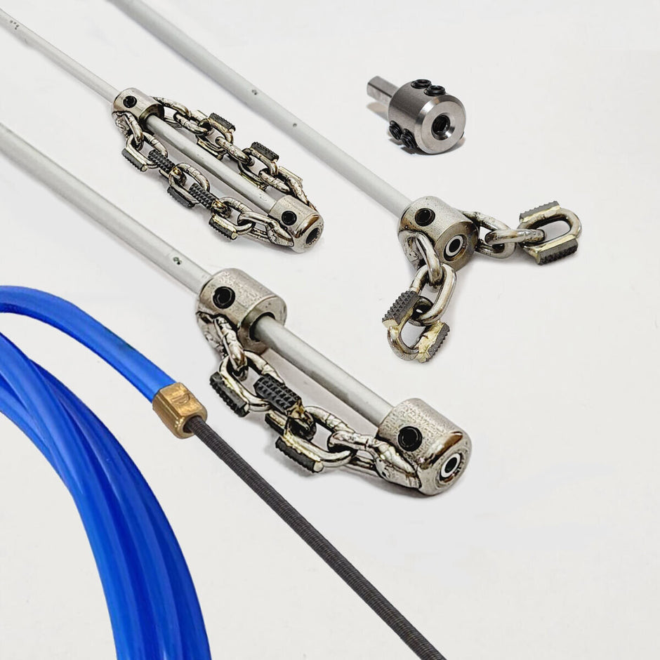 Flex Shaft Sewer Cleaning Tools and Equipment – Sewer Tools